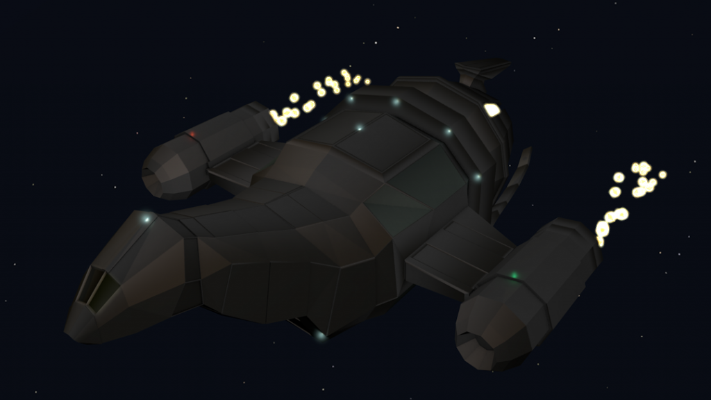Serenity Low-Poly Model | Simon R Baxter